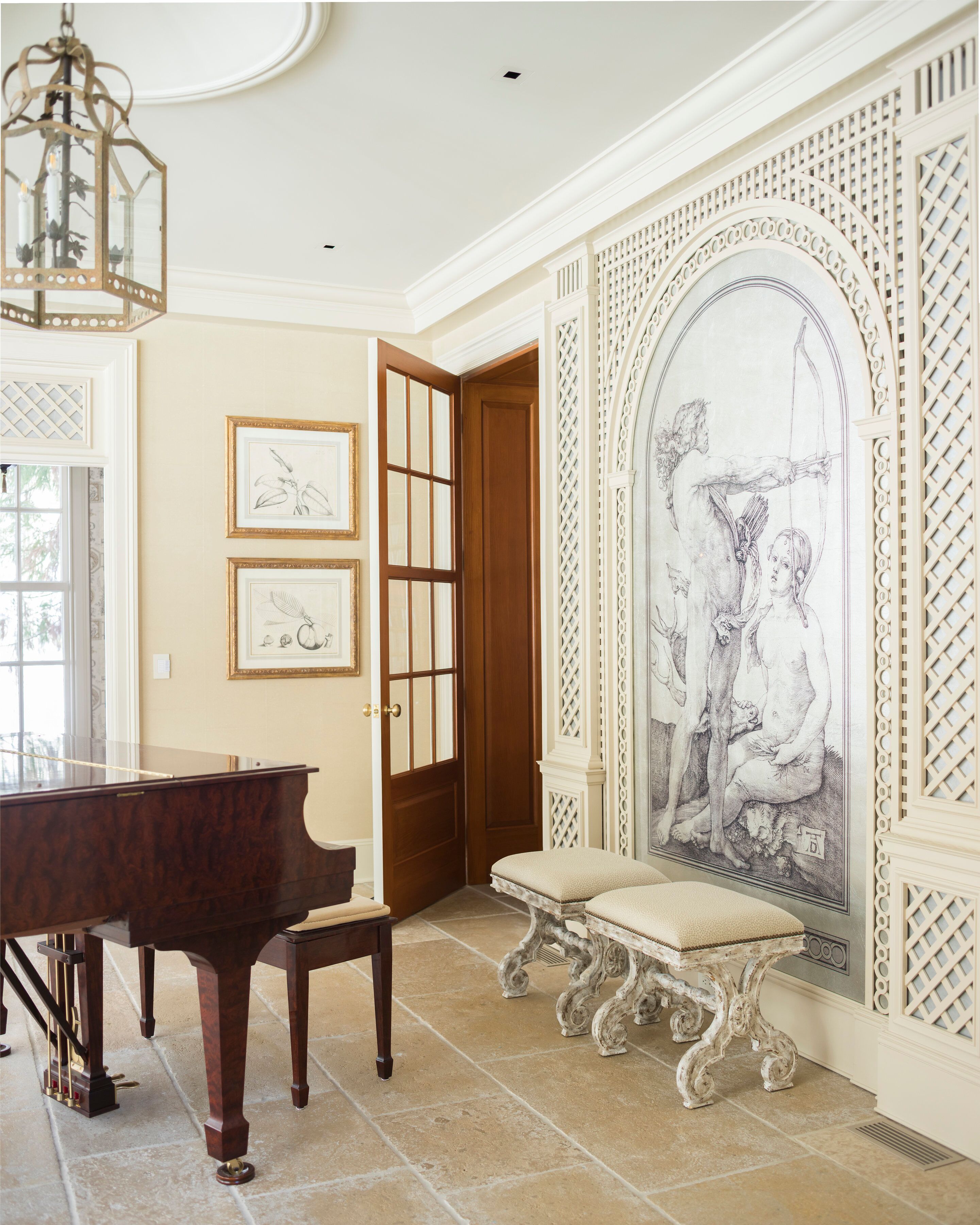 Interior Custom Treillage - Accents of France